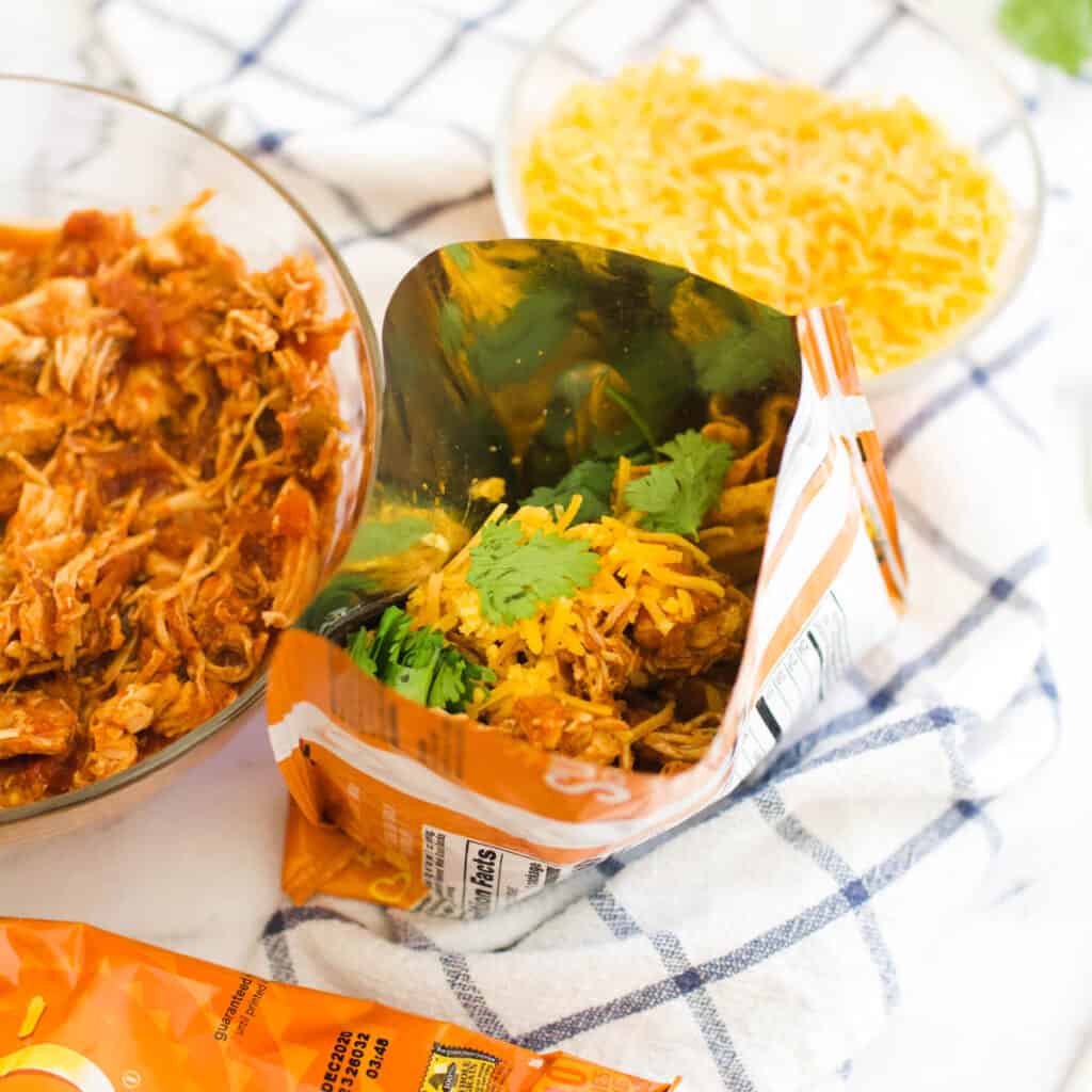 Easy Chicken Walking Tacos Recipe (Tacos in a Bag!) - Cupcakes and Cutlery