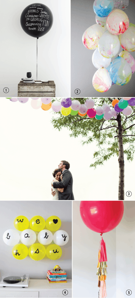 Decorate your Party with Balloons - Cupcakes and Cutlery