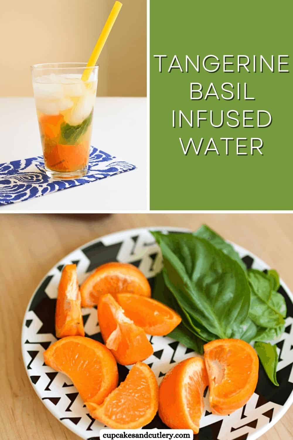 Muddled Tangerine Infused Herb Water Recipe - Cupcakes and Cutlery
