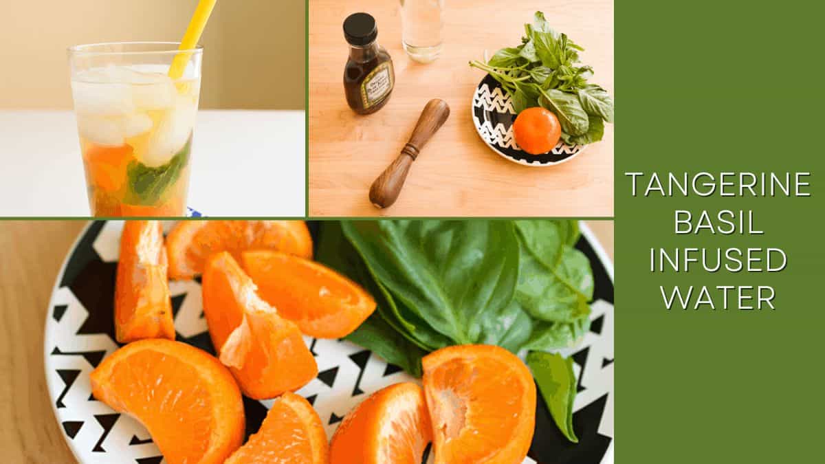 Muddled Tangerine Infused Herb Water Recipe - Cupcakes and Cutlery