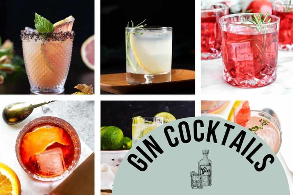 23 Easy Gin Cocktails to Make at Home - Cupcakes and Cutlery