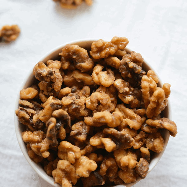 Cinnamon Sugar Walnuts Recipe | Candied Walnuts for Christmas