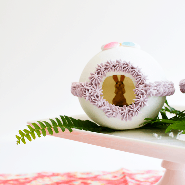 Panoramic Sugar Easter Egg | Cupcakes and Cutlery