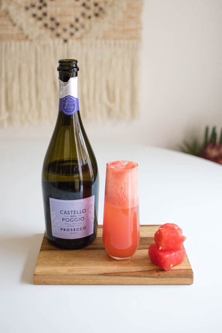 Watermelon Mimosa Recipe for Summer Sipping - Cupcakes and Cutlery