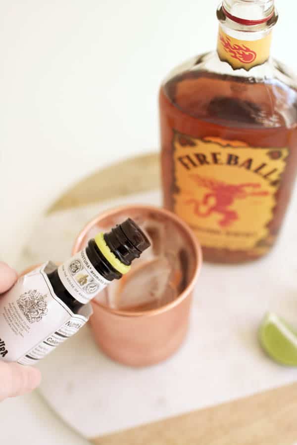 Cinnamon Whisky Mule Recipe with Fireball Whisky