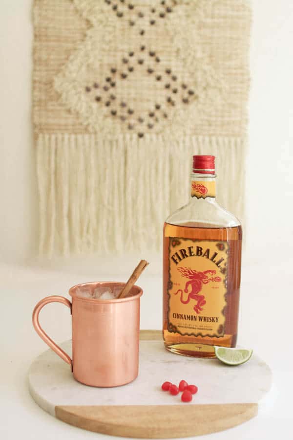 Cinnamon Whisky Mule Recipe with Fireball Whisky