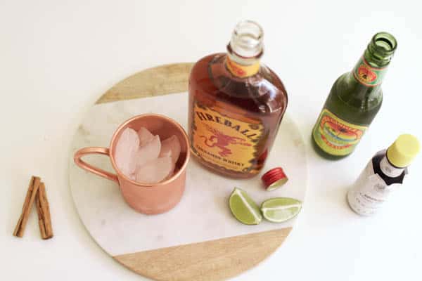 Cinnamon Whisky Mule Recipe with Fireball Whisky
