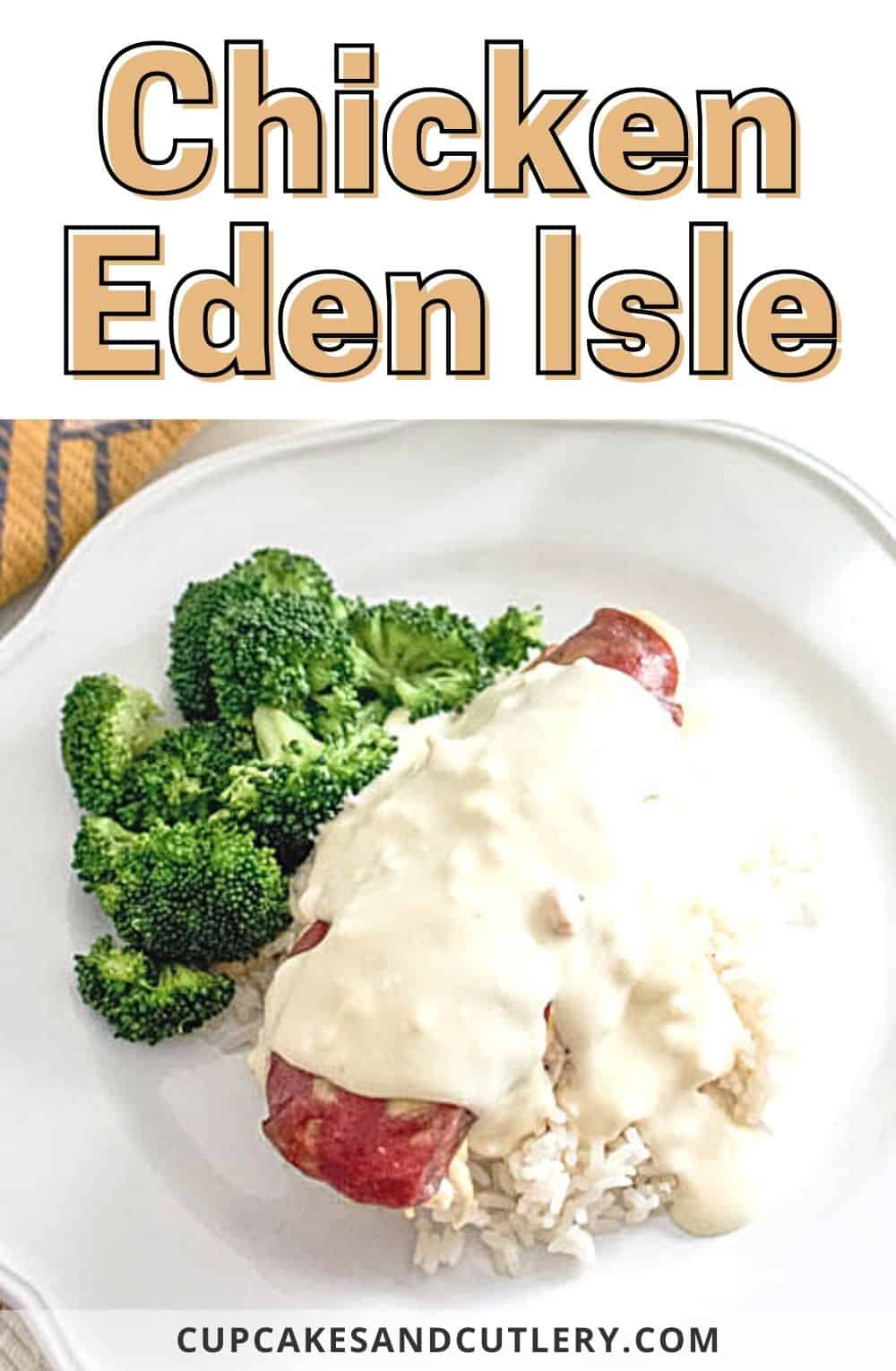 Creamy Chicken Eden Isle Easy Dinner Recipe - Cupcakes and Cutlery