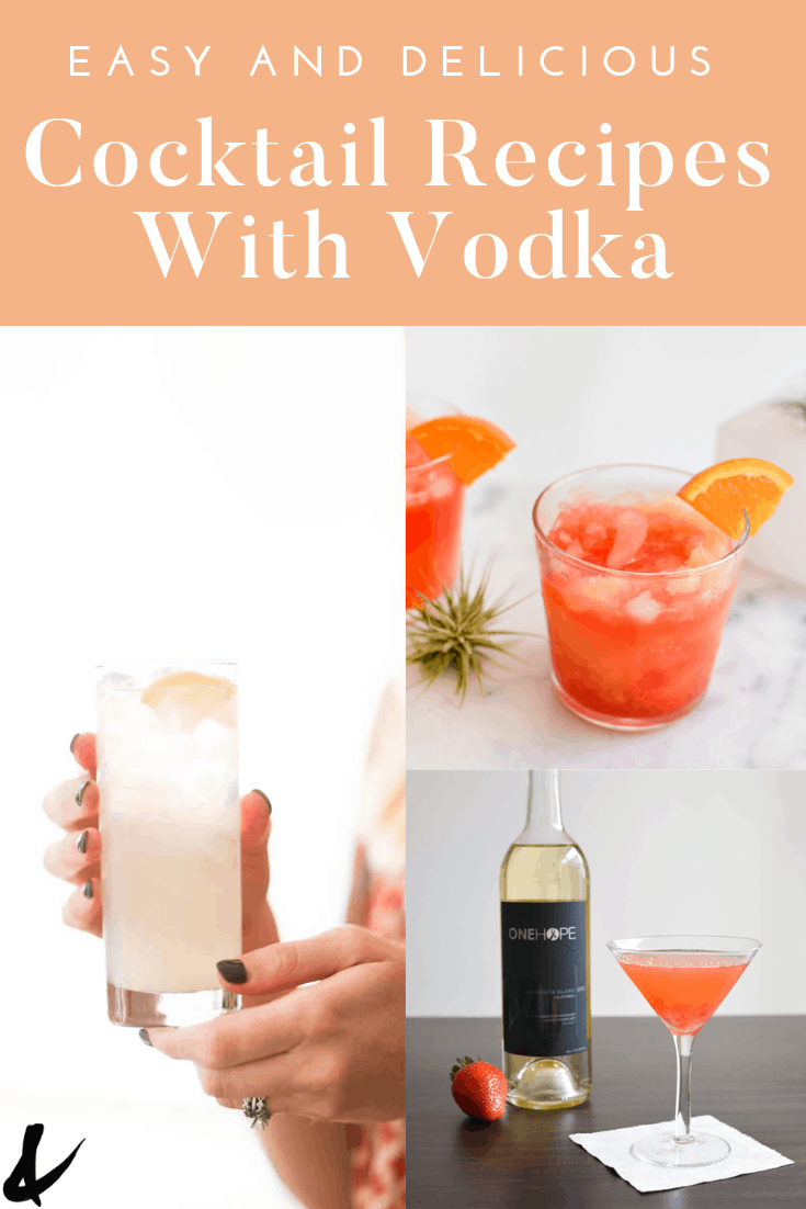 Vodka Recipes: Easy Cocktails and Drink Ideas for Happy Hour at Home
