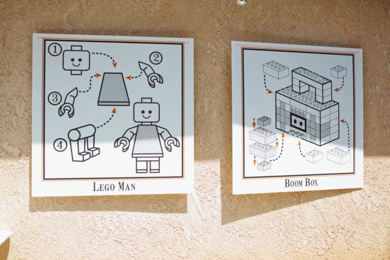 Kid's Dance Club and Lego Birthday Party - Cupcakes and Cutlery