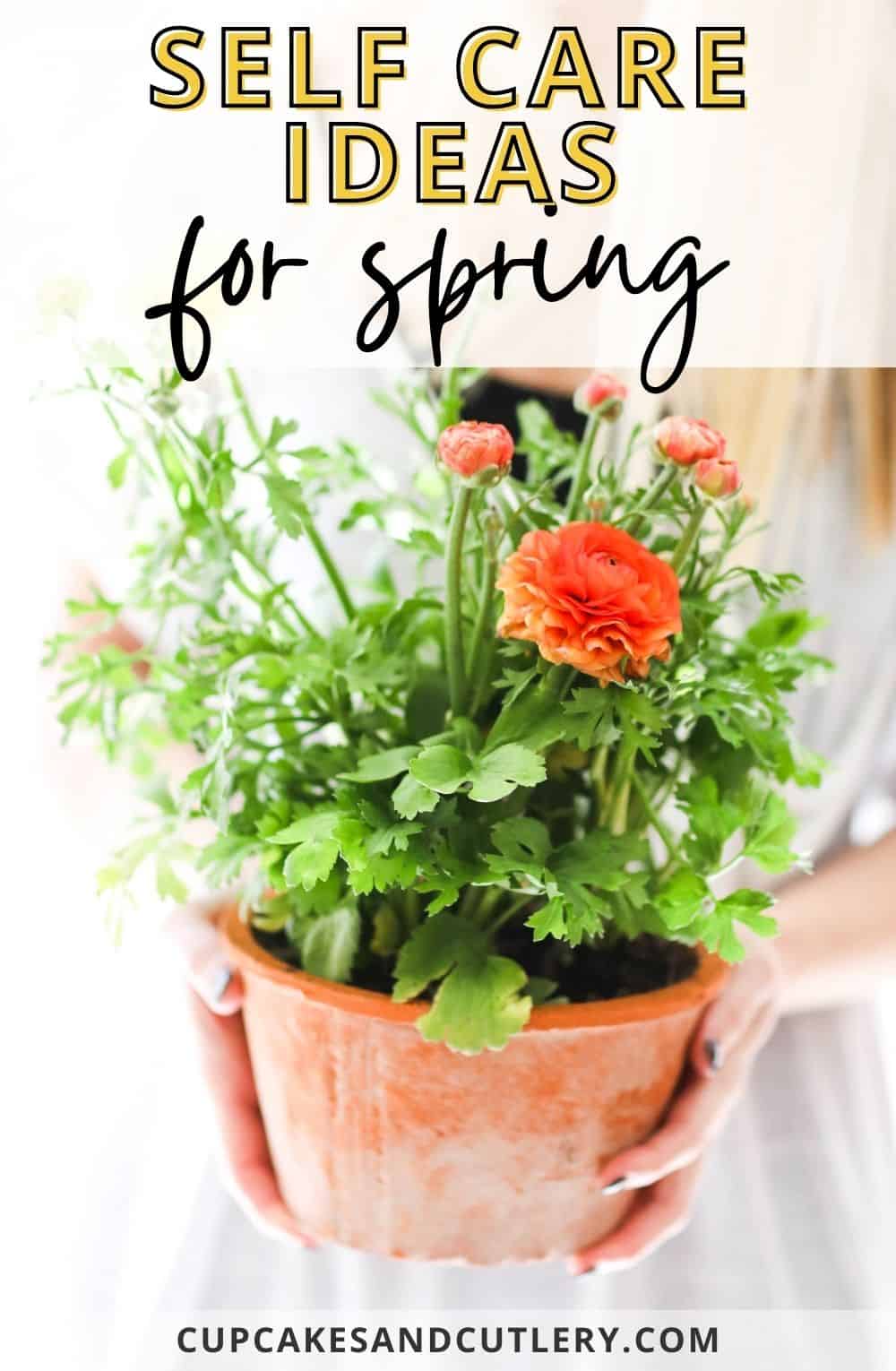 Ideas for Spring Self Care - Cupcakes and Cutlery