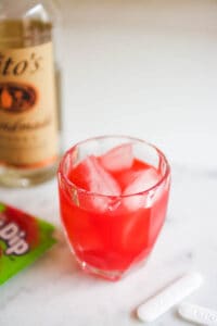 How to Make a Fun Dip Mixed Drink: Candy Cocktail with Cherry Fun Dip
