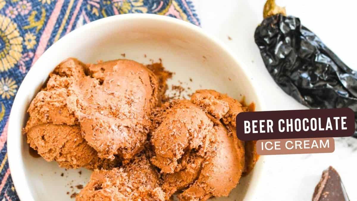 Chile and Chocolate Beer Ice Cream Recipe with Mexican Beer - Cupcakes ...