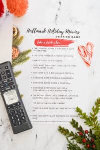 Hallmark Christmas Movie Drinking Game + Printable (2024)