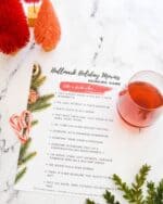 Hallmark Christmas Movie Drinking Game + Printable (2024)