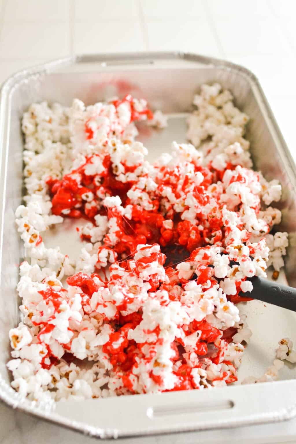Cherry Jello Popcorn Recipe (Candied Popcorn)