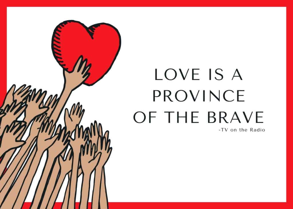 Free Printable Valentines Cards with Song Lyrics - Cupcakes and Cutlery