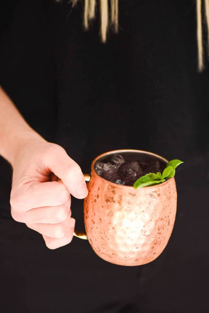 Delicious Blueberry Moscow Mule Recipe - Cupcakes and Cutlery
