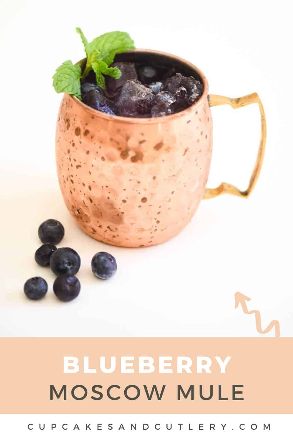 Delicious Blueberry Moscow Mule Recipe - Cupcakes and Cutlery