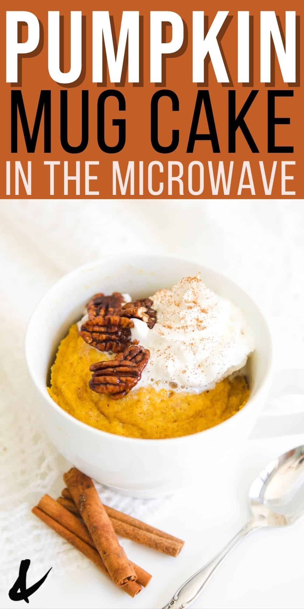 Best Ever Pumpkin Mug Cake Recipe [in the Microwave]