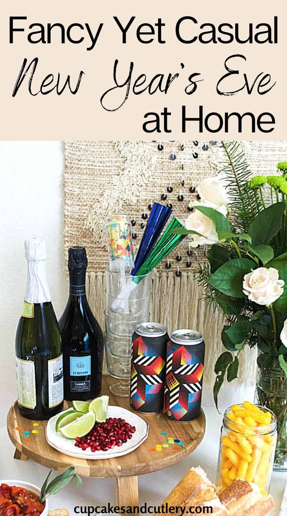A Low-Key Fancy New Year's Eve Night In | Cupcakes and Cutlery