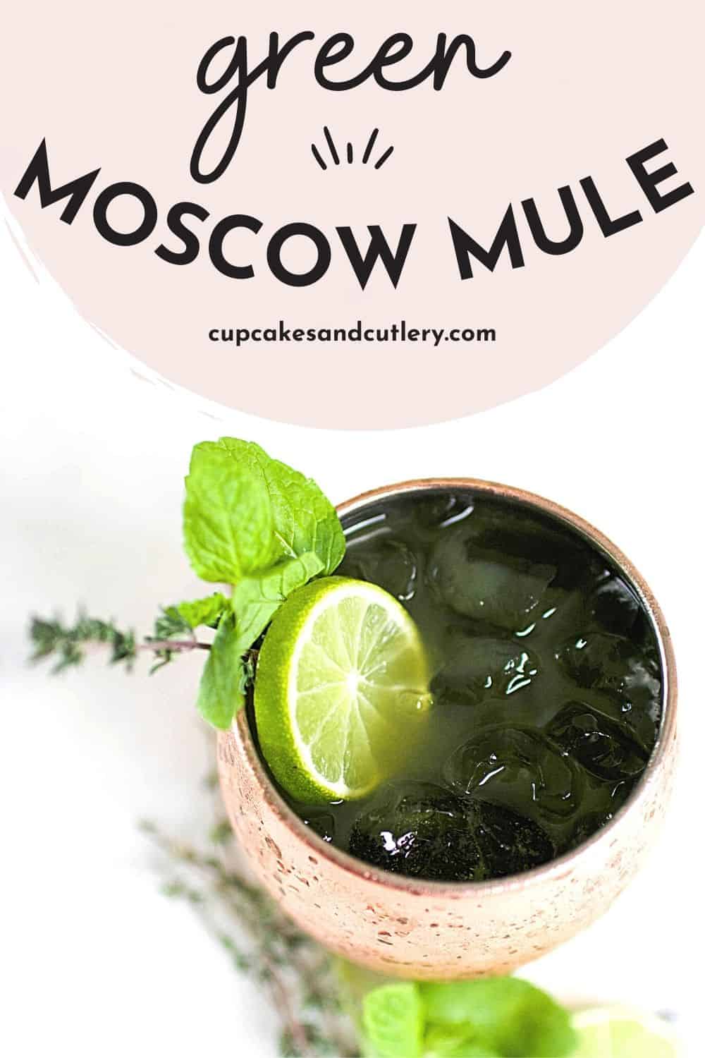 Refreshing Green Moscow Mule Recipe (Green St. Patrick's Day Cocktail ...