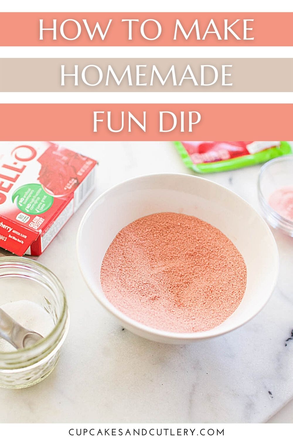 How to Make Fun Dip at Home - Cupcakes and Cutlery