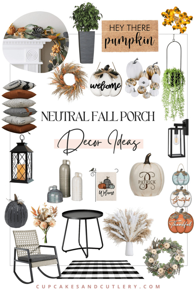 Simple Fall Front Porch Ideas (Neutral Colors)