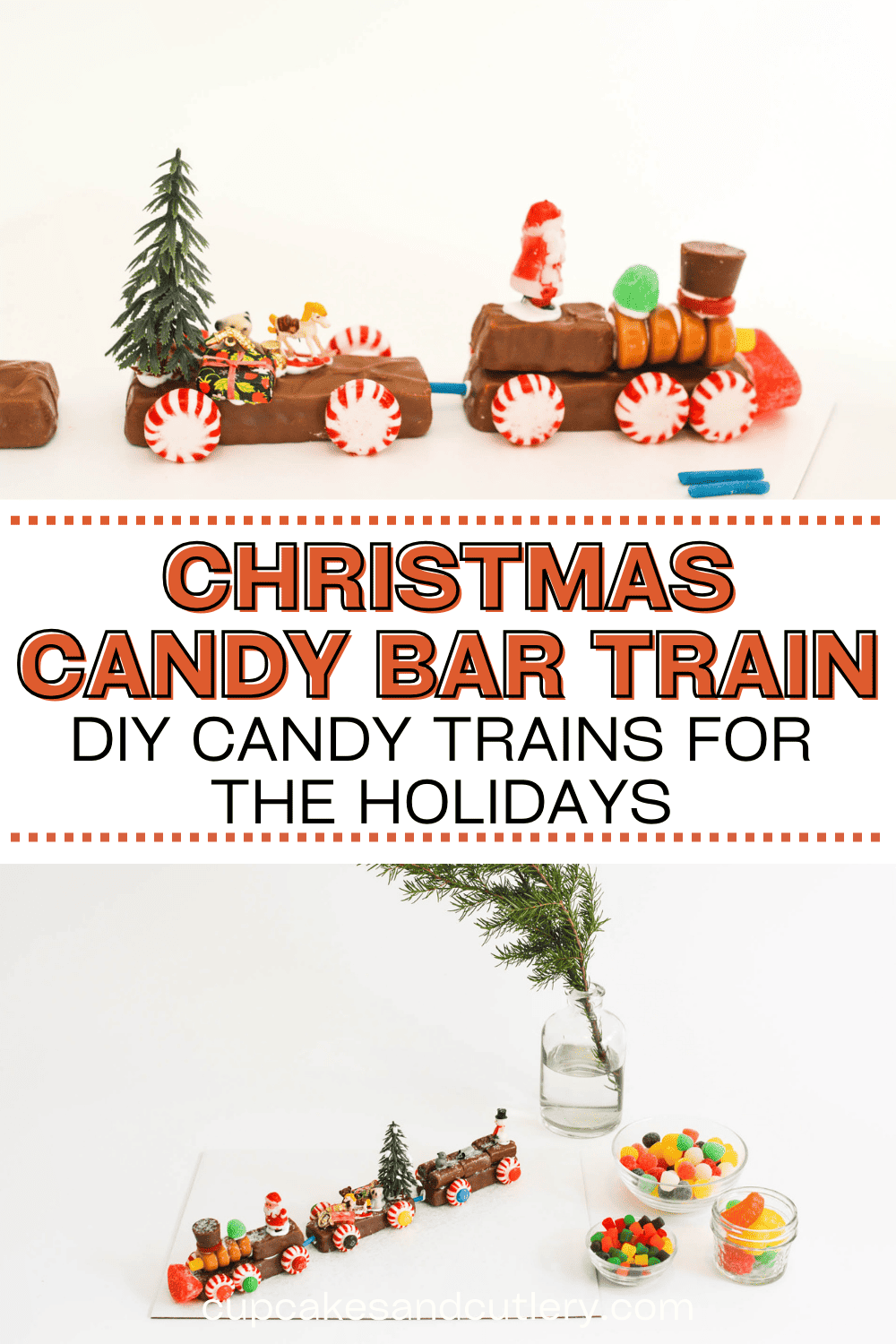 Christmas Candy Bar Train | DIY Candy Trains for the Holidays