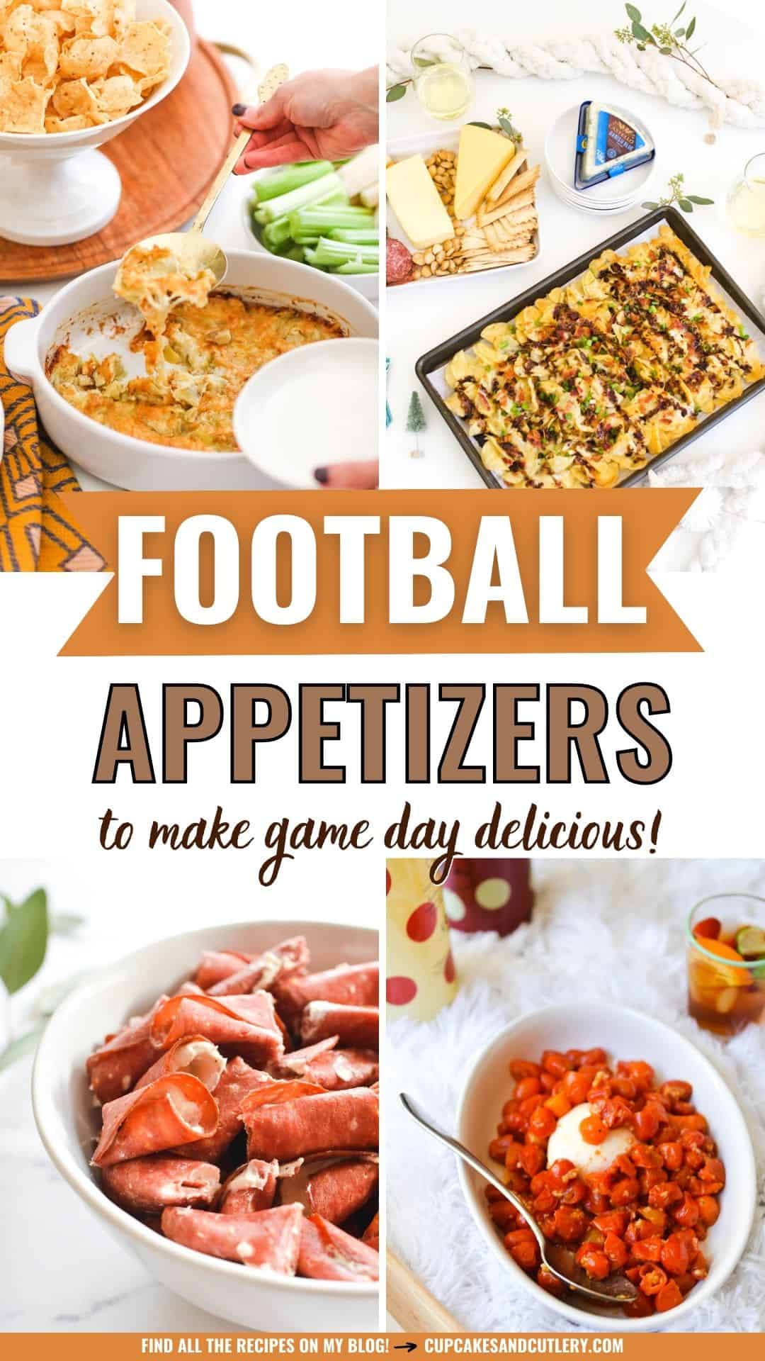20 Quick and Easy Football Appetizers for a Party - Cupcakes and Cutlery