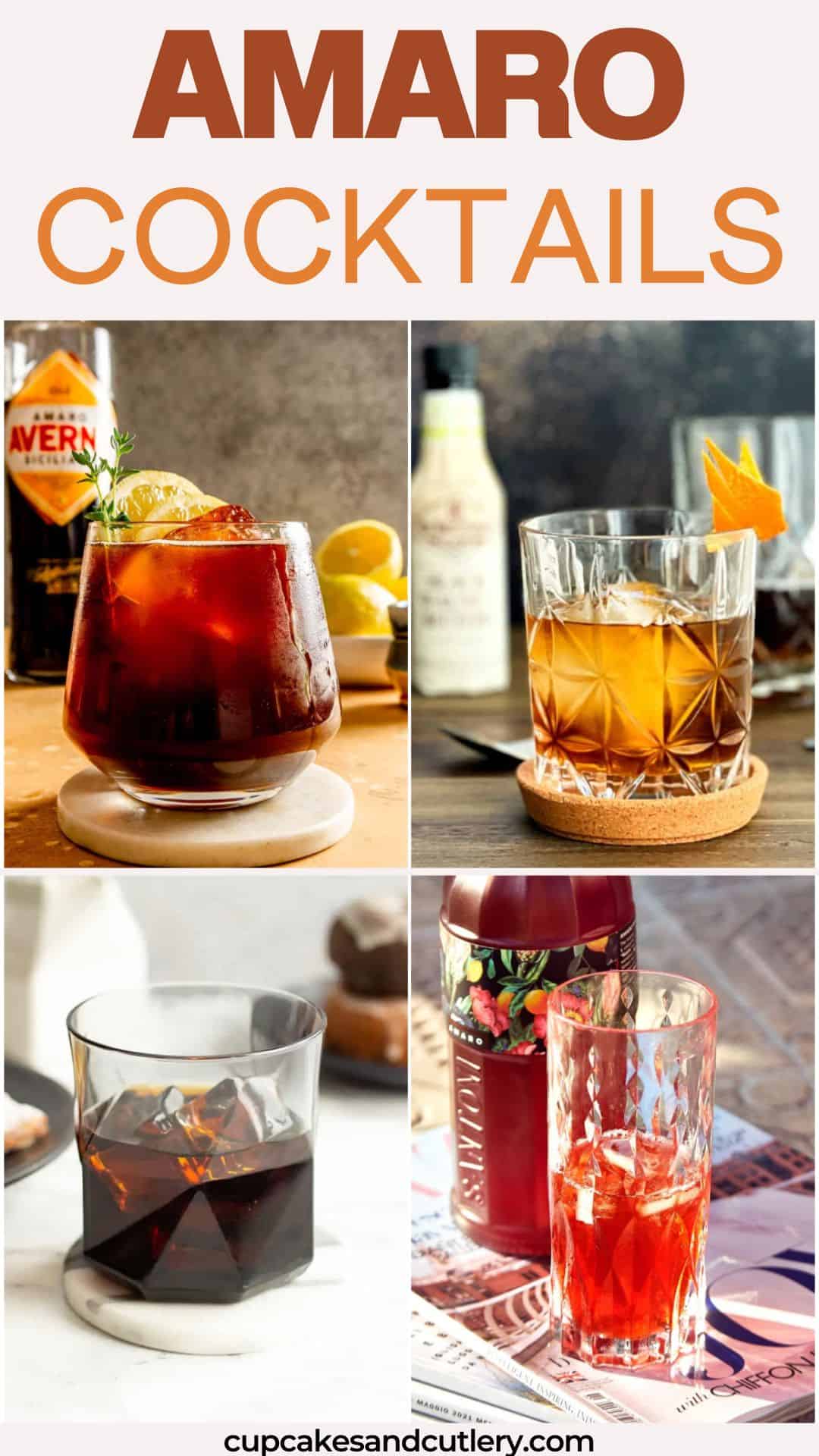 15 Amaro Cocktails to Make at Home - Cupcakes and Cutlery