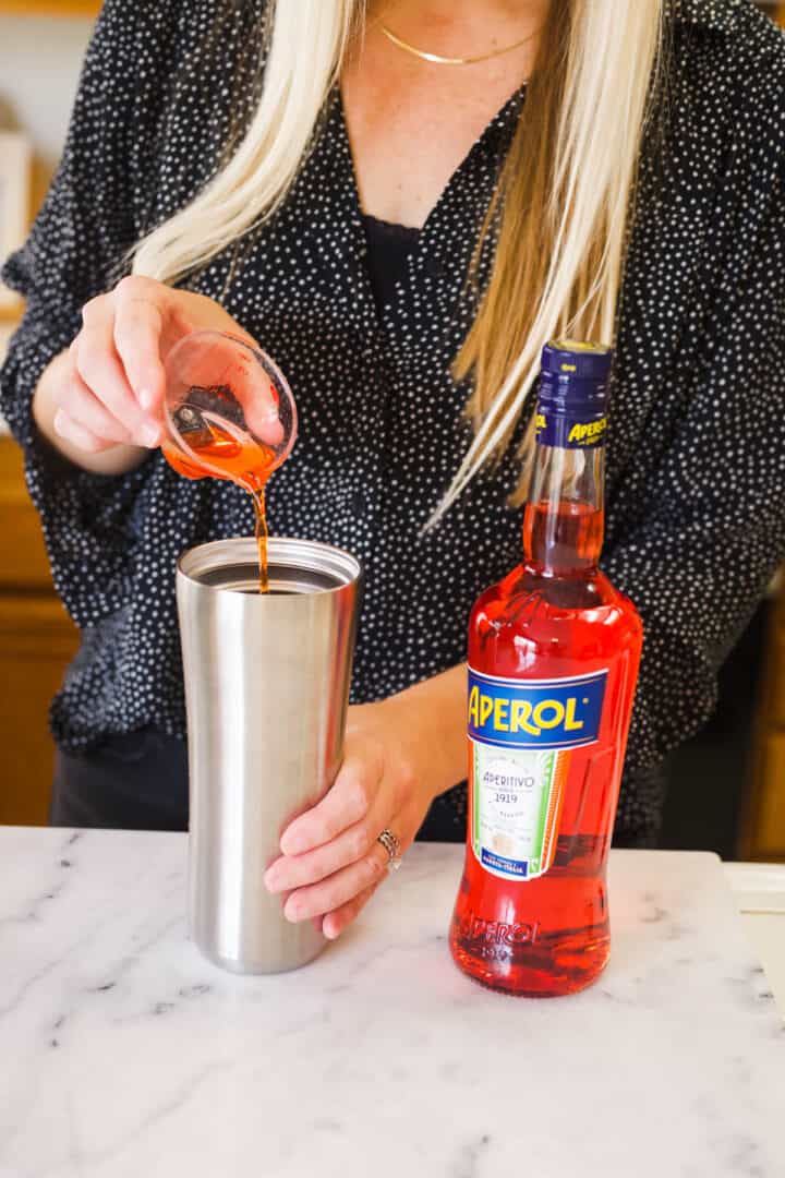 Tropical Spiced Rum Aperol Cocktail Recipe - Cupcakes and Cutlery
