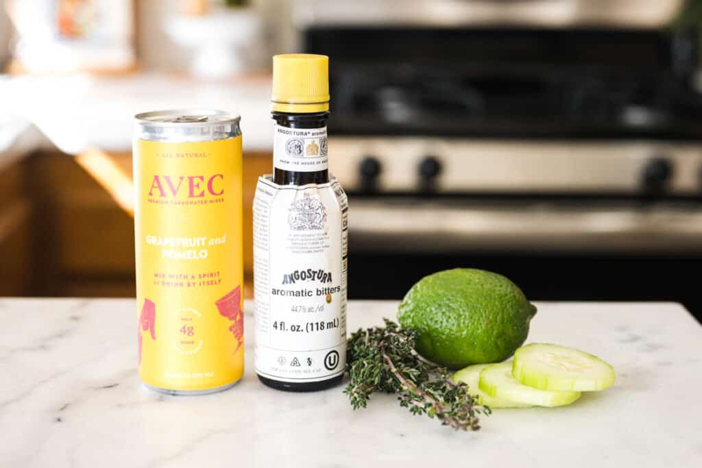 Grapefruit Mocktail Recipe with Avec - Cupcakes and Cutlery