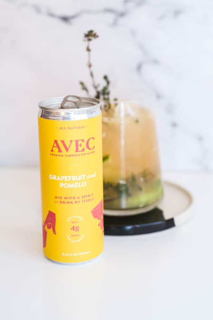 Grapefruit Mocktail Recipe with Avec - Cupcakes and Cutlery