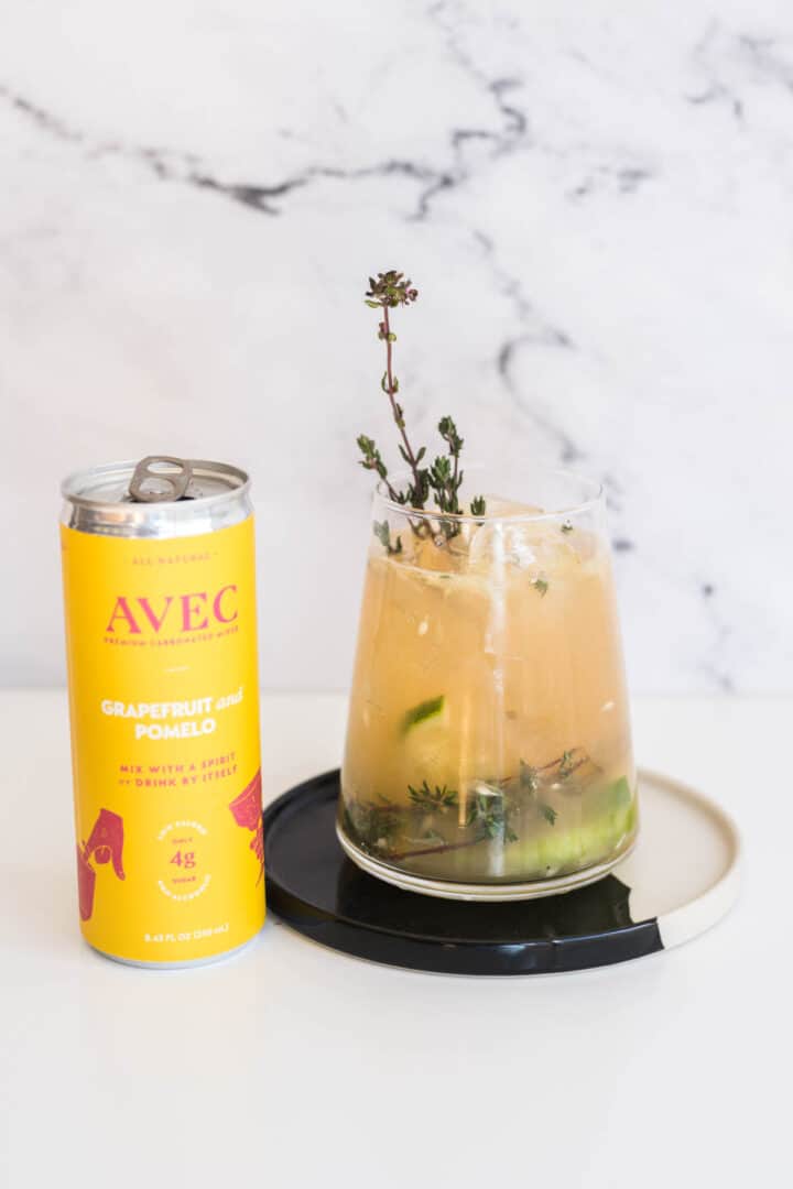 Grapefruit Mocktail Recipe with Avec - Cupcakes and Cutlery