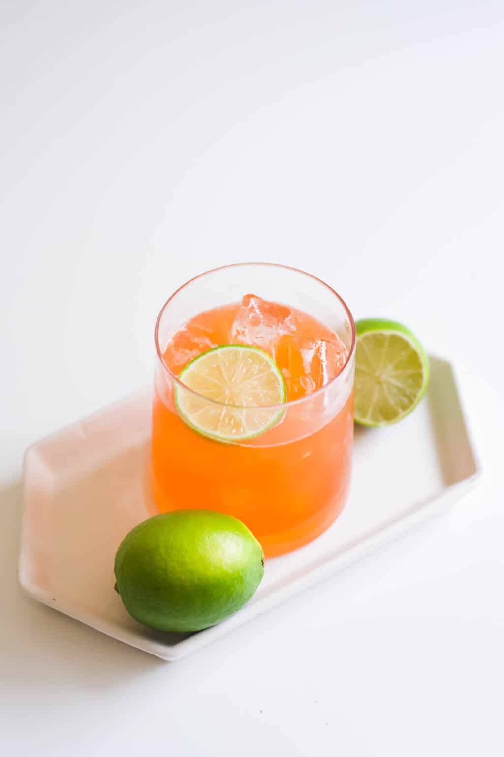 Tropical Spiced Rum Aperol Cocktail Recipe - Cupcakes and Cutlery