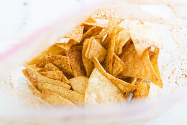 Quick and Easy Homemade Spiced Tortilla Chips Recipe - Cupcakes and Cutlery