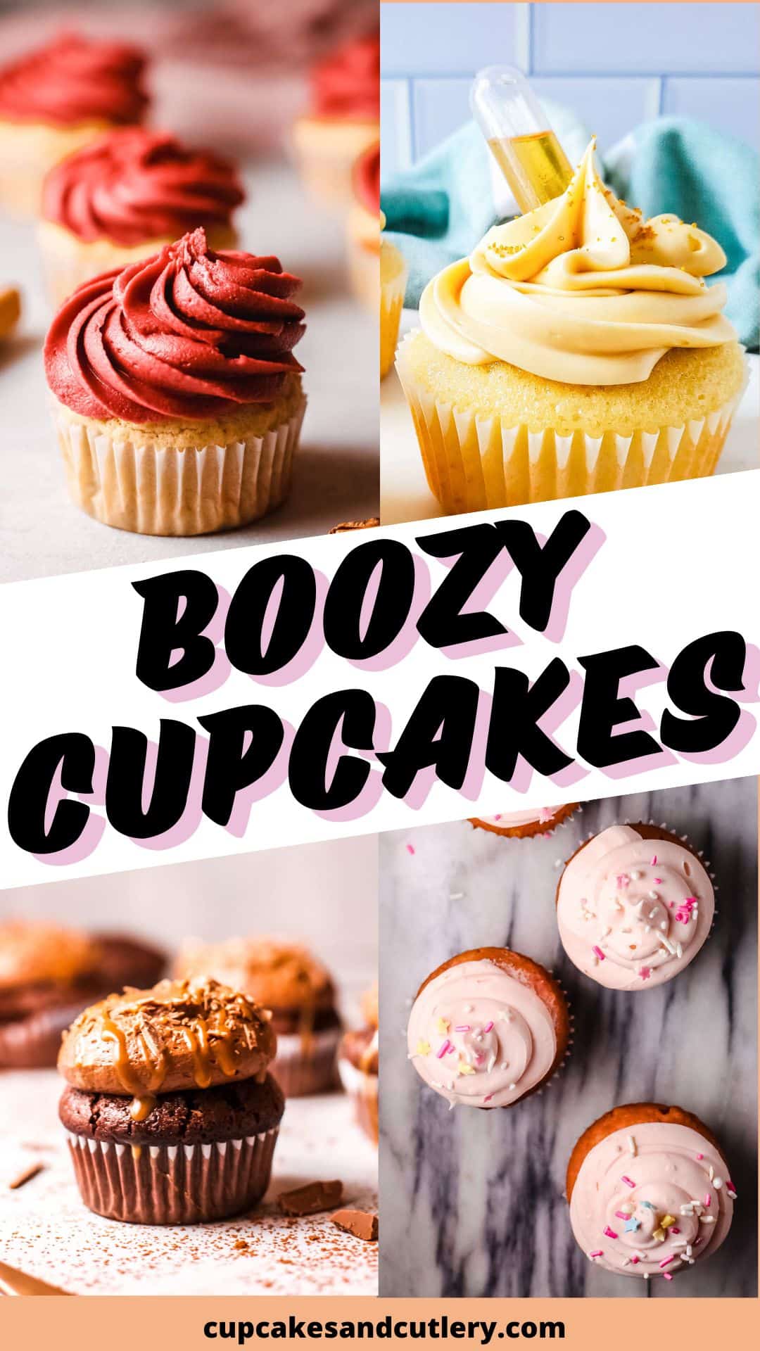 15 Boozy Cupcakes Recipes | Alcohol Infused Cupcakes