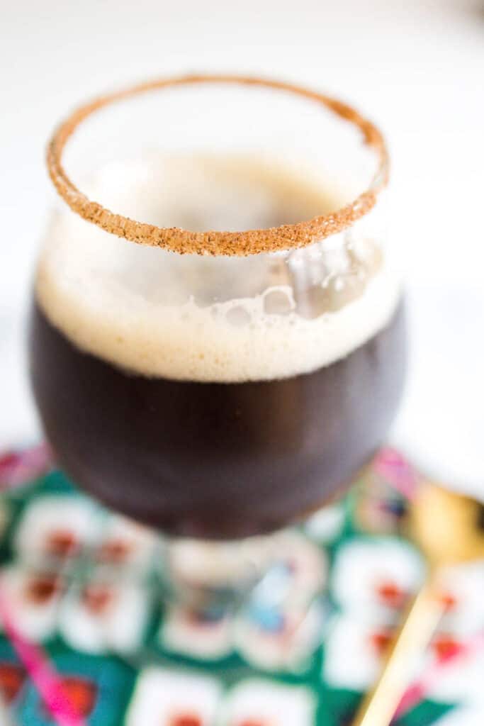 Cinnamon Sugar Rim for Christmas Cocktails - Cupcakes and Cutlery