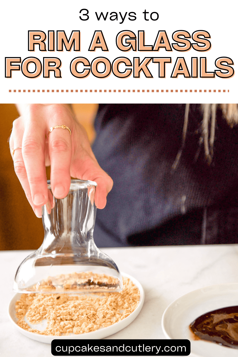 How to Rim a Glass: 3 Ways! {For Cocktails} - Cupcakes and Cutlery