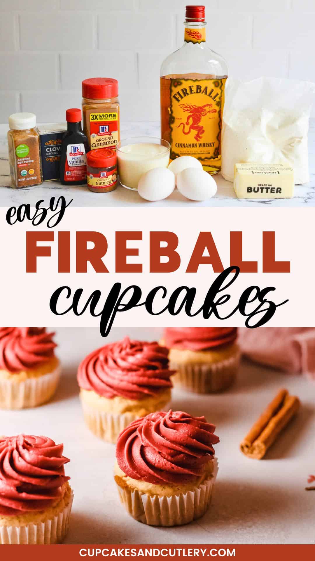 Fireball Cupcakes Recipe - Cupcakes and Cutlery