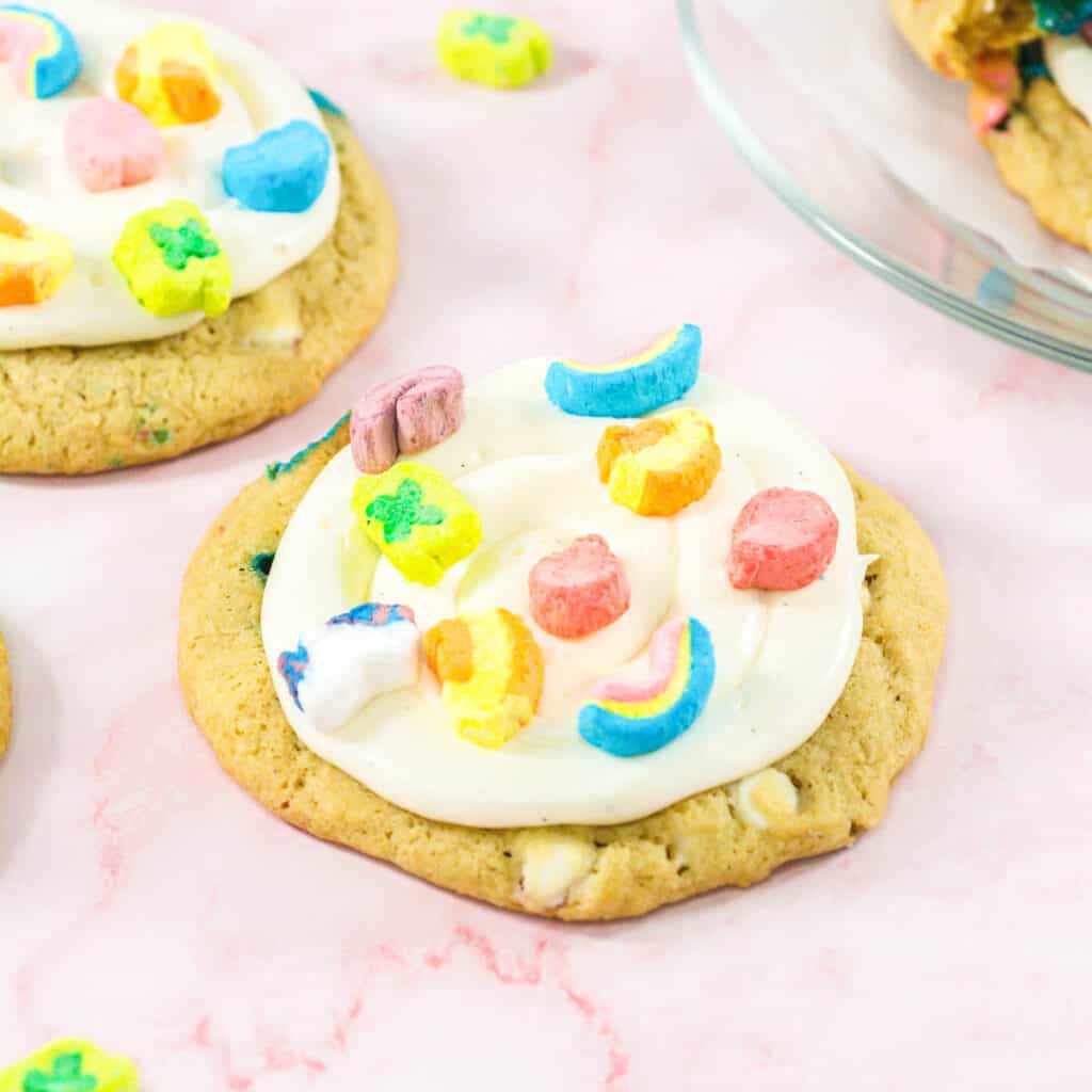 Lucky Charms Cookies Recipe for St. Patrick's Day - Cupcakes and Cutlery