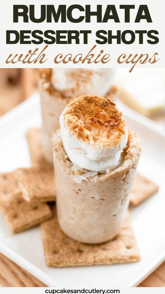 Pudding Shots with RumChata - Cupcakes and Cutlery